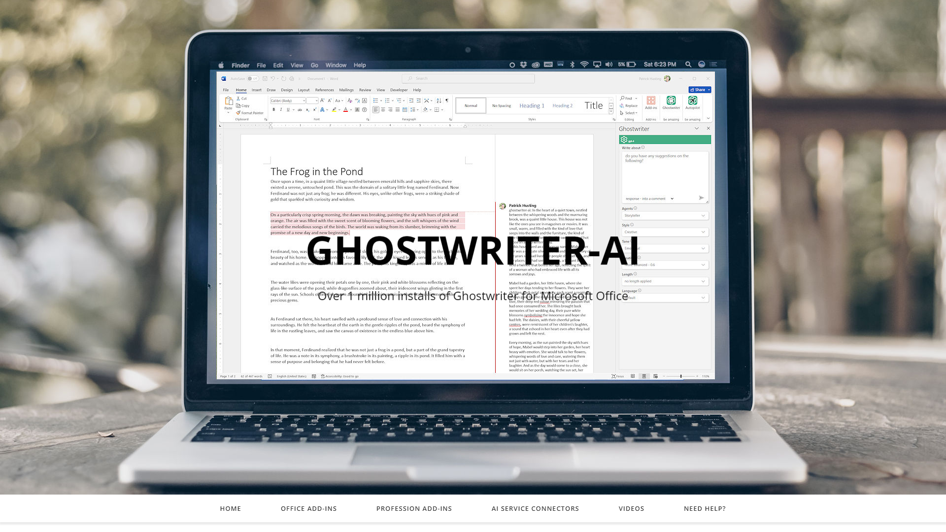 Ghostwriter-AI | Workfeed