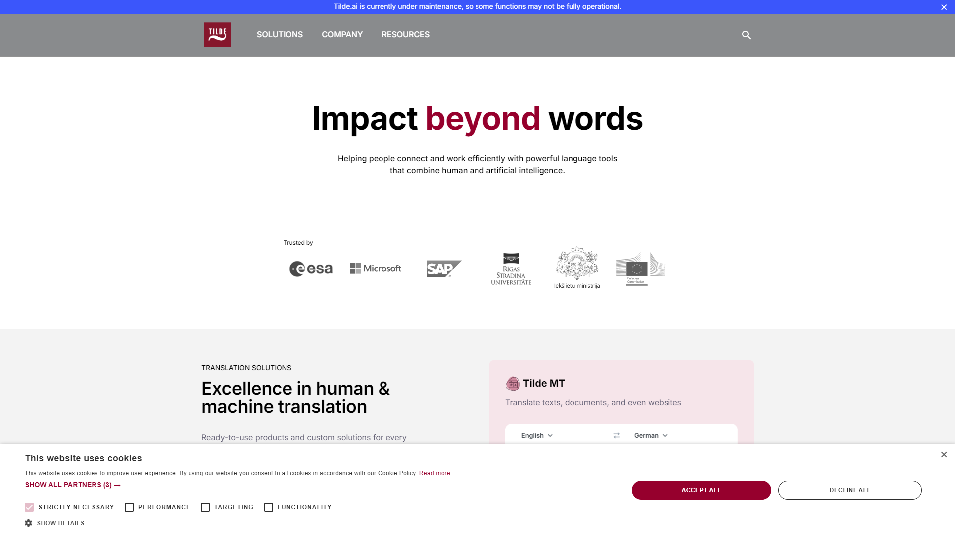 Tilde AI Review: Features, Pros, Cons, Pricing and Alternatives | Workfeed