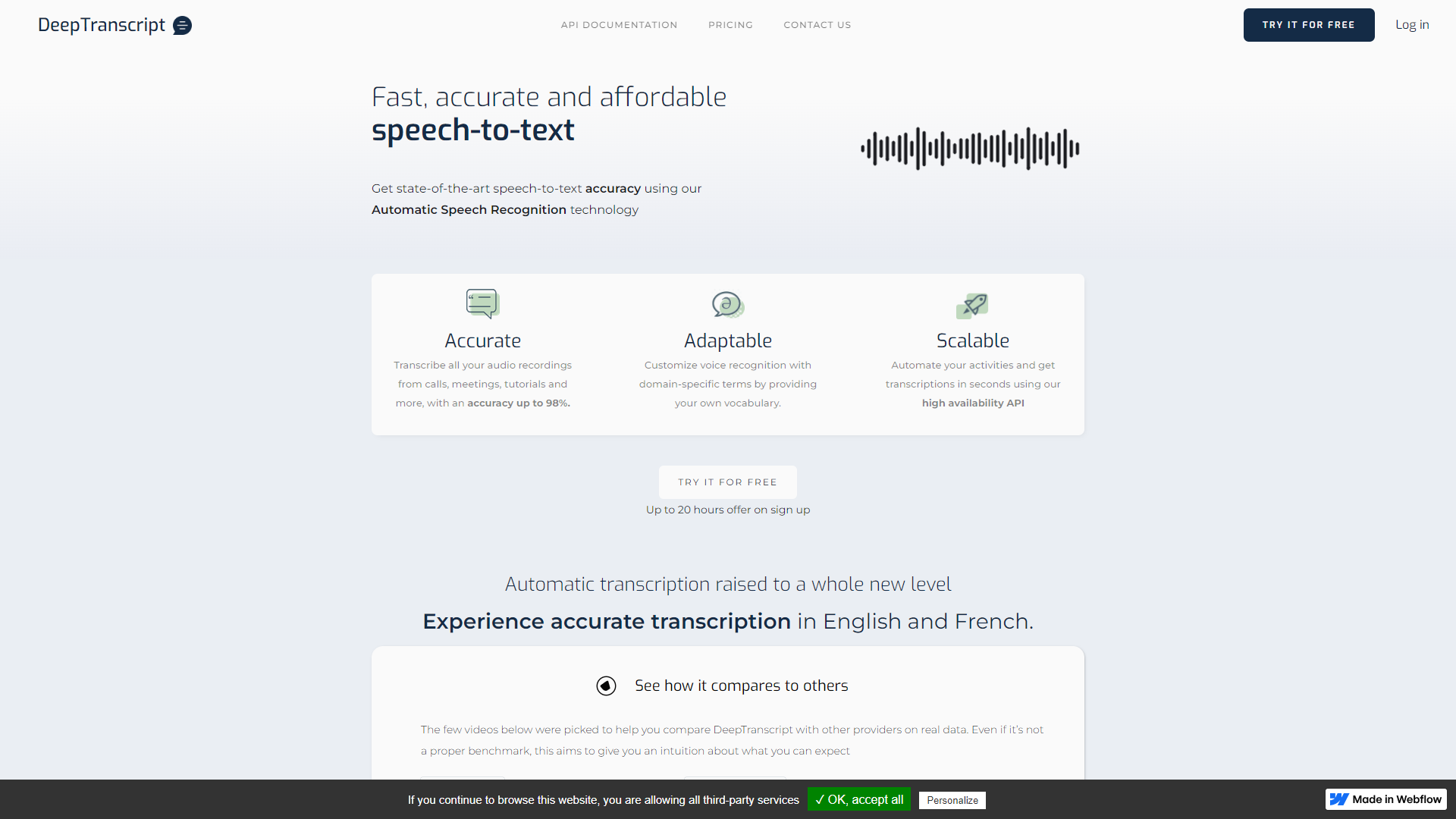 DeepTranscript | Workfeed
